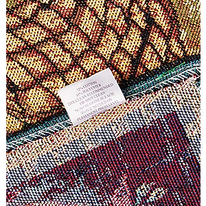 Violet Linen Fall Harvest Thanksgiving Autumn Leaves Sunflowers Fruits Pumpkins Tapestry Pattern, Polyester Cotton Woven Tapestry, Cornucopia, 13 X 19, Rectangler Set of 4, Decorative Place Mats