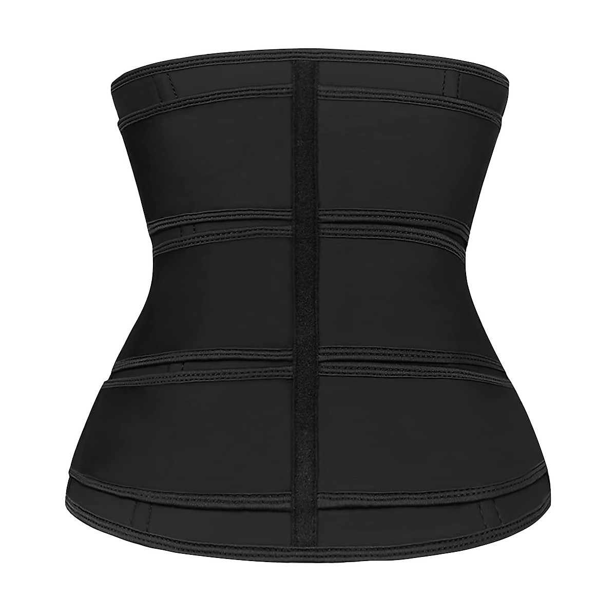 YIANNA Waist Trainer for Women Latex Underbust Training Belt Tummy Control Waist Cincher Sport Girdle,YA2228-Black-M