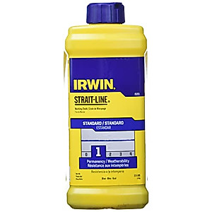 IRWIN Tools STRAIT-LINE 65201 Standard Marking Chalk, 2.5-pound, Blue (65201)