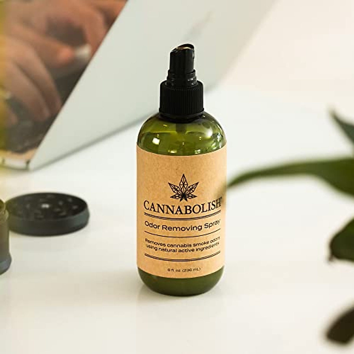 Cannabolish Wintergreen Smoke Odor Eliminator Spray and Air Freshener, 8 fl. oz, Natural Ingredients (Pack of 2)