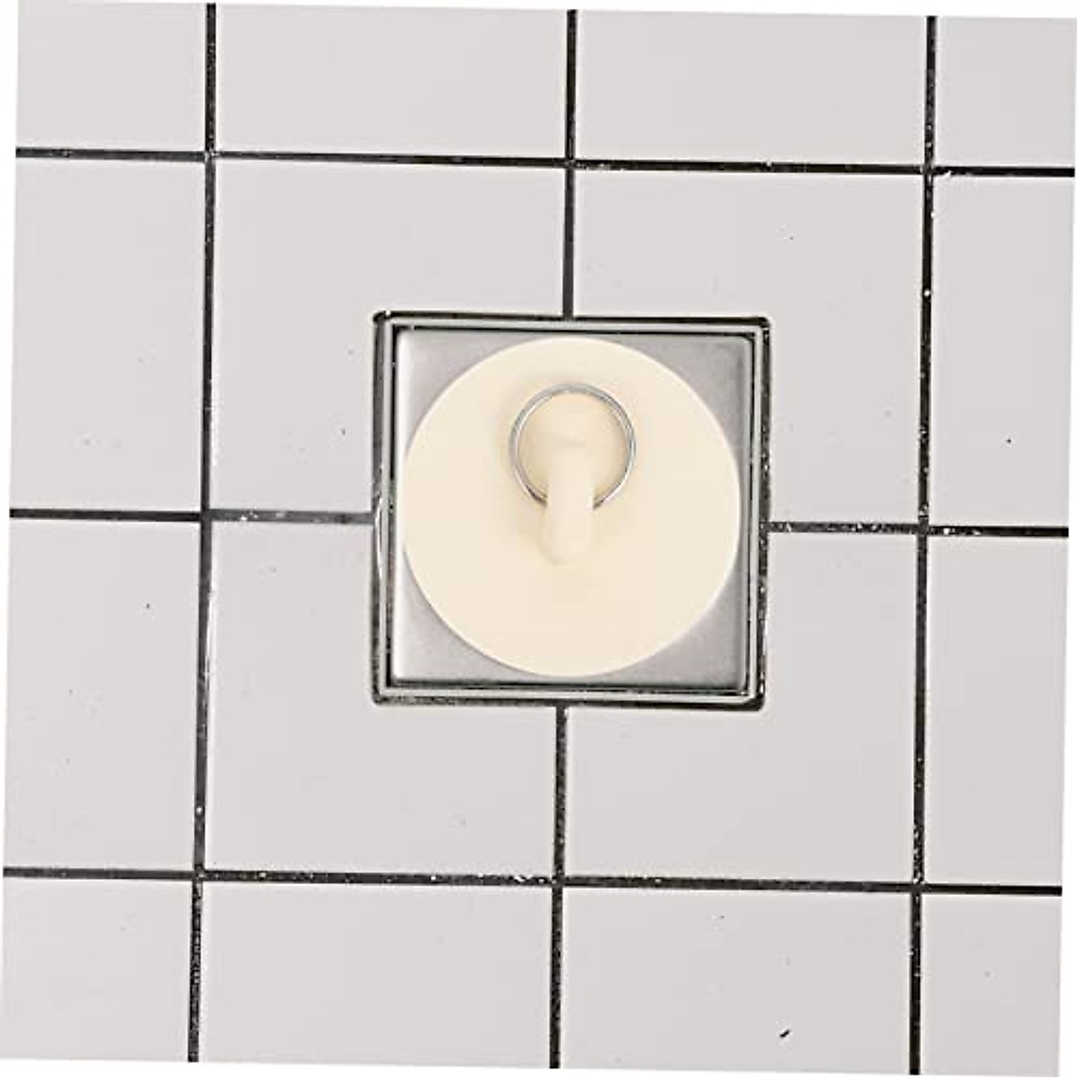 WOONEKY 6pcs Rubber Sink Stopper Kitchen Sink Plug Bath Plugs Drain Stopper Bathroom Drain Cover Bathtub Stoppers Bathroom Sink Stopper Bathtub Drain Bath Tub Stoppers Drain Plug White