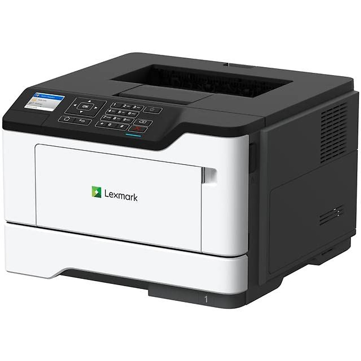 Lexmark MS520 MS521dn Desktop Laser Printer - Monochrome - 46 ppm Mono - 1200 x 1200 dpi Print - Automatic Duplex Print - 350 Sheets Input - Ethernet - 120000 Pages Duty Cycle