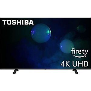 Toshiba 55-inch Class C350 Series LED 4K UHD Smart Fire TV with Alexa Voice Remote (55C350LU, 2023 Model)