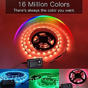GLEDOPTO Zigbee3.0 RGBCCT LED Strip Controller Pro Alexa Voice/APP/Remote Control 16 Million Colors Changing Tape Light Controller Compatible with Amazon Echo Plus Tuya Smartthings
