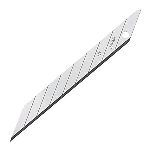 NT Cutter 9mm Snap-Off Precision Blades, 30 Degree Blades, 50-Blade/Pack, 1 Pack (BD-50P) - Silver Color