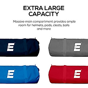 Epoch Sideline Team Bag - Extra Large Duffle Bag with Multiple Compartments - Waterproof Athletic Bag, Royal