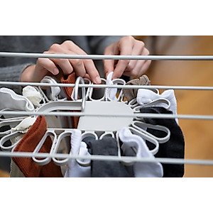 Joseph Joseph Petal 22-Piece Small Item Drying Hanger Rack for Socks and Underwear