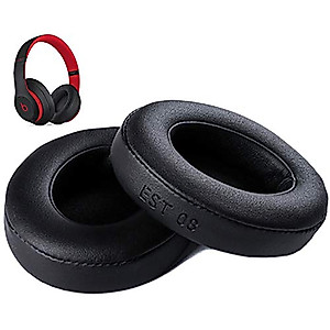 Studio Earpad Replacement - Compatible with Studio 2.0 Wireless Wired and Studio 3.0 Wireless Headphones (Black Tenth Anniversary)