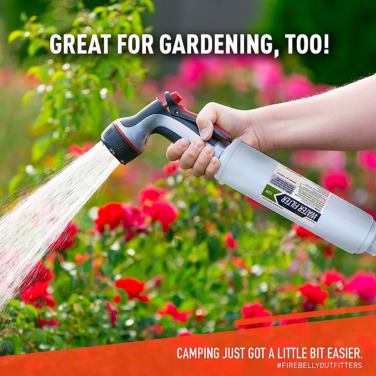 Firebelly Outfitters RV/Marine Inline Carbon Water Filter Replacement Kit (2 Pack) KDF Filtration System Protects Against Bad Taste, Odor, Iron, Lead, Mercury, Chlorine, Sediment, Mold, Fungus & More