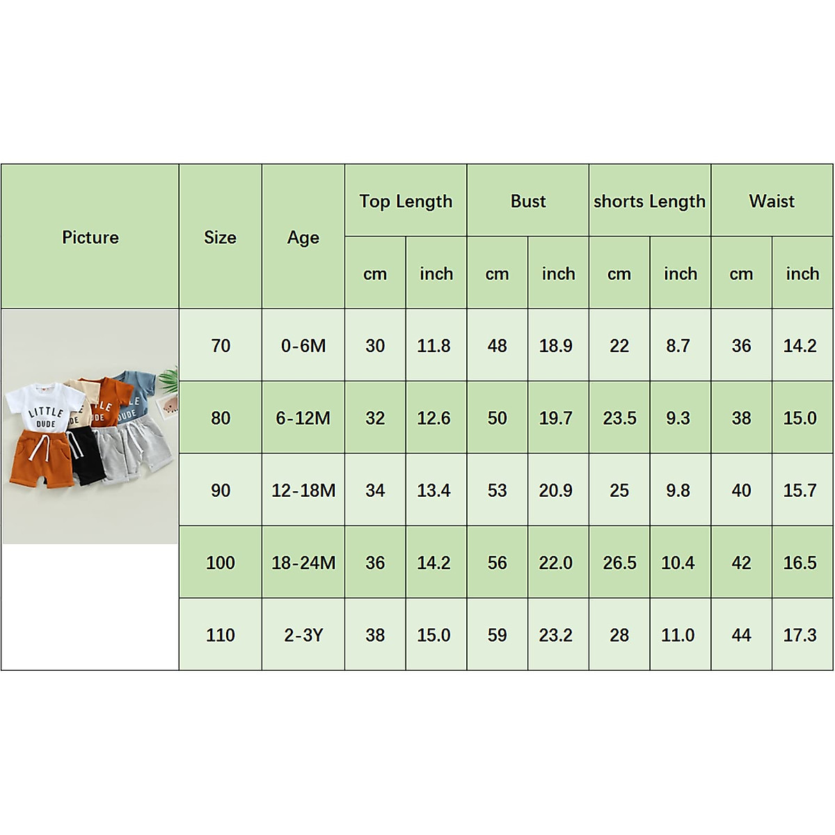 Toddler Baby Boy Summer Clothes Little Dude T-Shirt Short Sleeve Tops Solid Color Short Set Infant 2Pcs Outfits (Blue, 0-6 Months)