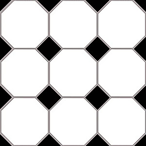 FloorPops Hudson Peel & Stick Floor Tiles, Black