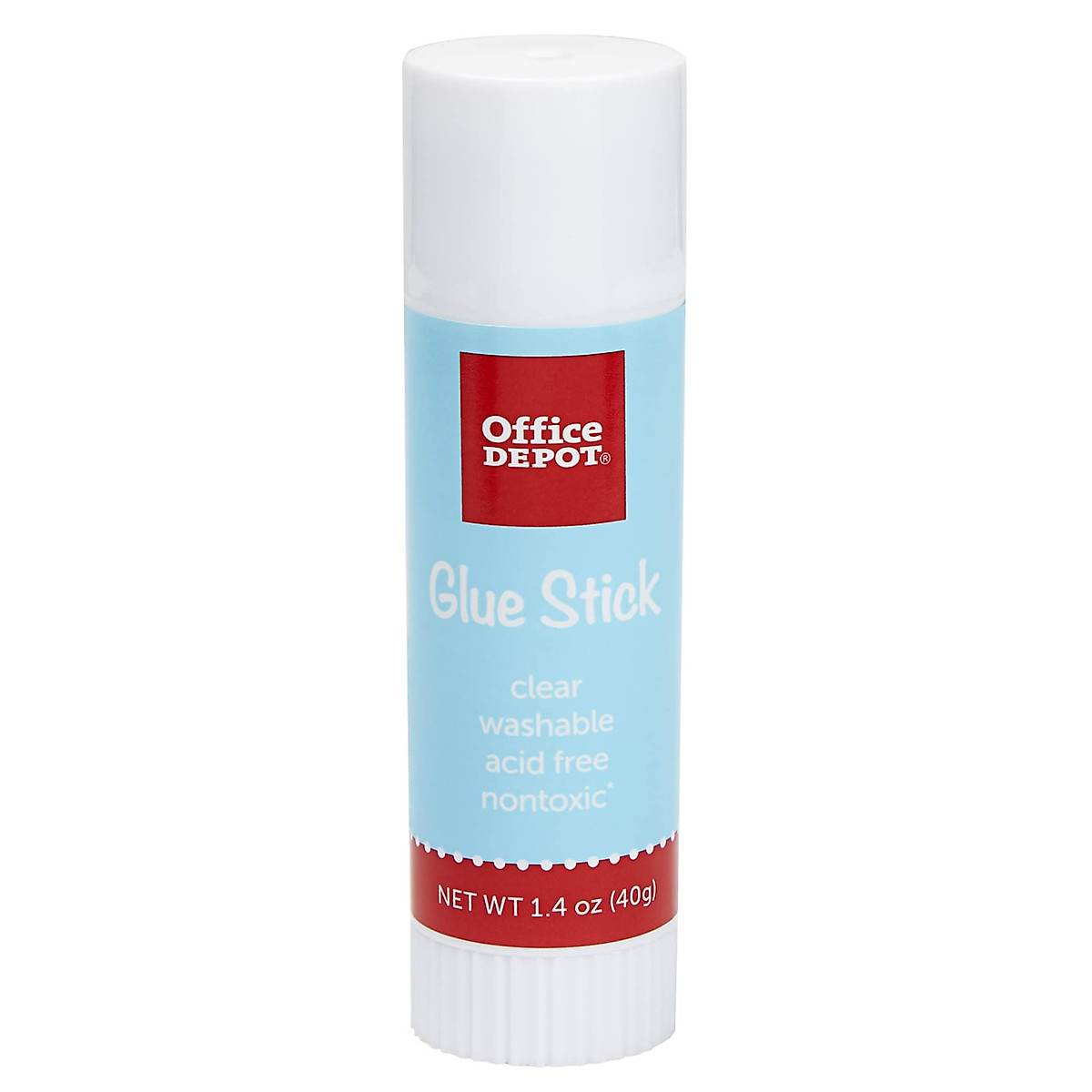 Office Depot® Brand Glue Sticks, 1.4 Oz, Clear, Pack of 3 Glue Sticks