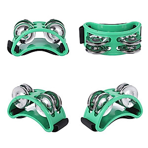 Winwinfly Foot Tambourine Percussion Musical Instrument 1Pieces Metal Jingle Bell