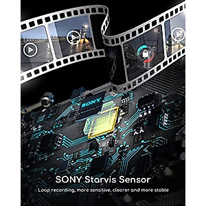 COOAU 2.5K Dash Cam Front and Rear Inside, 2.5K+1080P+1080P 3-Channel Dash Cam, Build-in GPS Wi-Fi, Dash Camera for Cars with Super IR Night Vision, 24-HR Parking Mode, Supports 512 GB Max (D50)