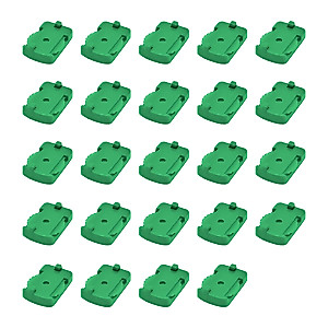 Classic Green TTC (Total Team Control) Bases - 24 Pack for Electric Football Figures