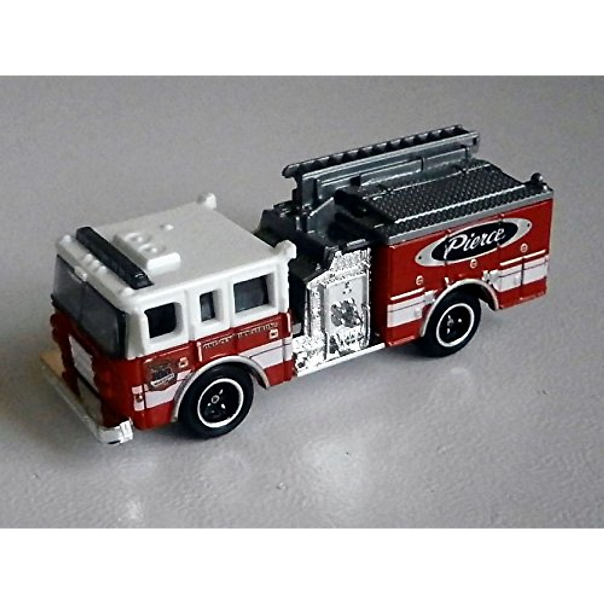 2013 Matchbox MBX Heroic Rescue Pierce Dash Fire Engine Red 100 YEARS