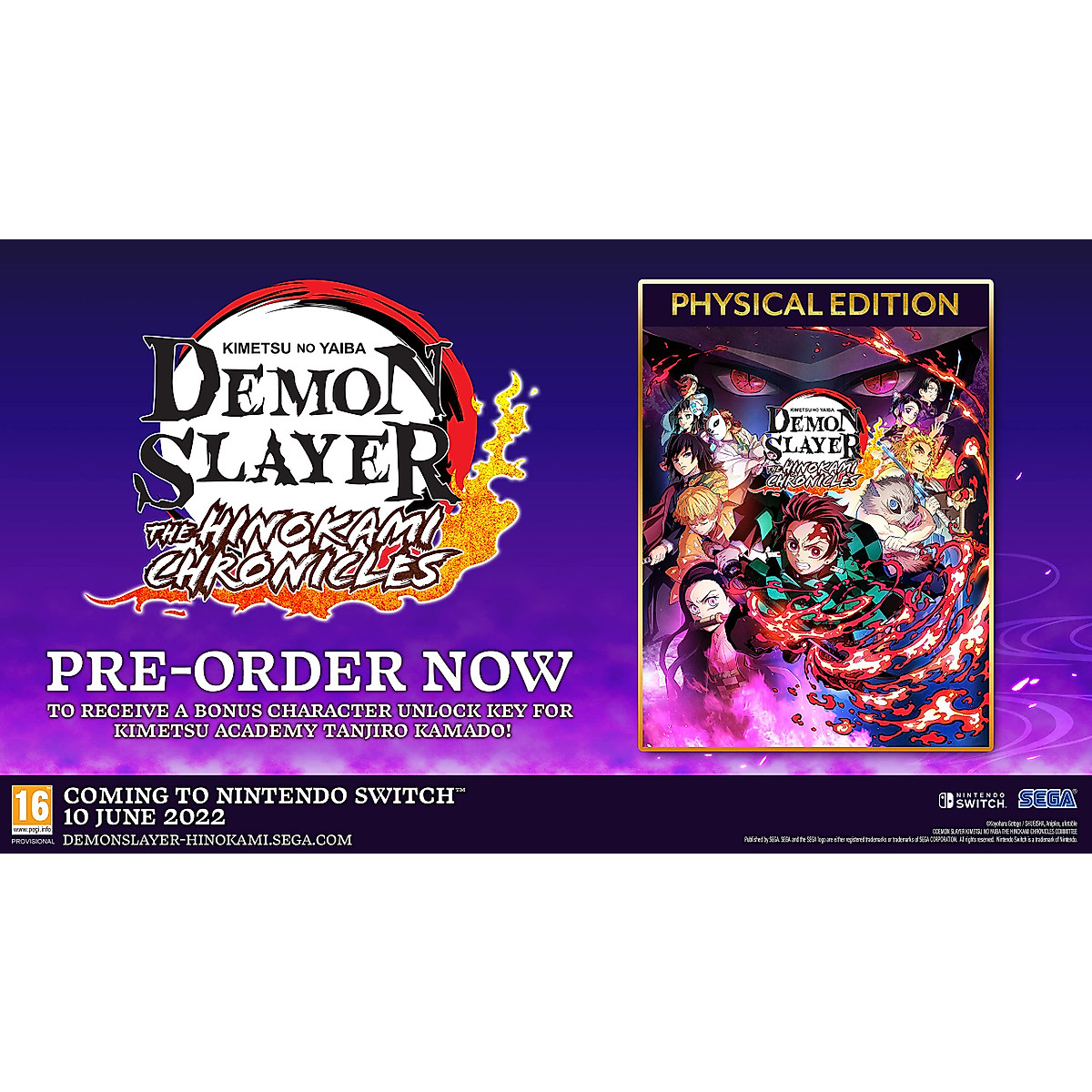 Demon Slayer -Kimetsu no Yaiba- The Hinokami Chronicles (Switch) EU Version Region Free