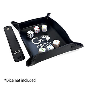 GoCube GoDice Accessory Bundle - USB Charger, Dice Cup, & Unique Foldable Dice Tray to Enhance Your Playing Experience at Home or On The Go. A Perfect Add On for GoDice Owners & Games