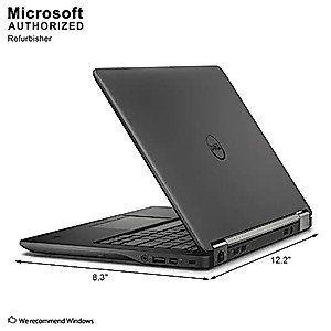 Dell Latitude E7250 12.5in Business Class Laptop, Intel Core i7 5600U 2.6Ghz, 16GB DDR3 RAM, 256GB mSata SSD, HDMI, Webcam, Windows 10 (Renewed)