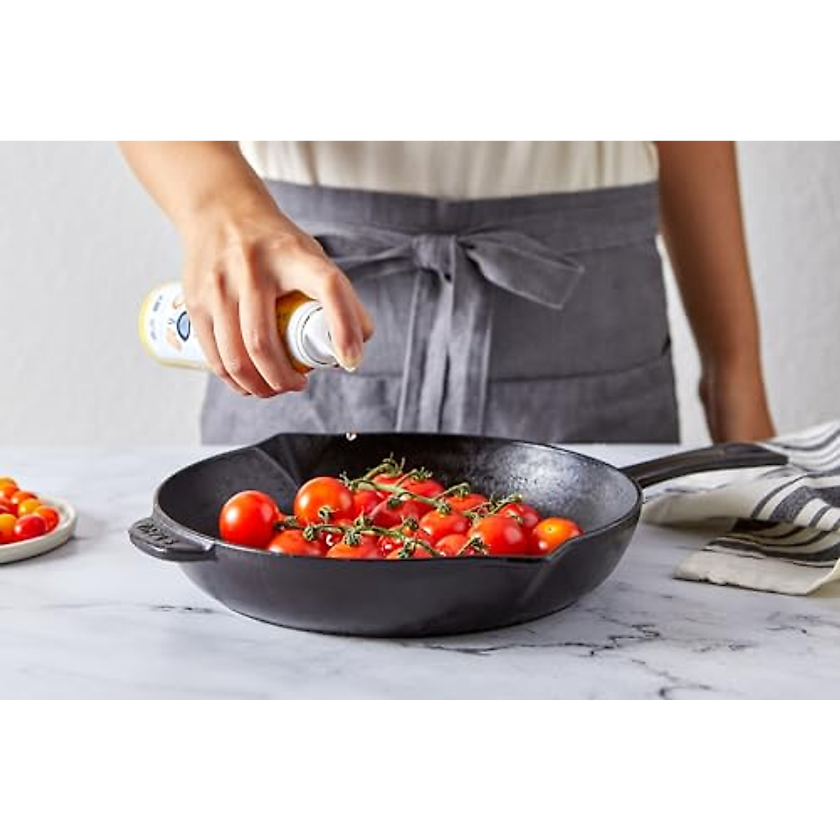 La Tourangelle, Non Stick Cooking Spray, Expeller Pressed Oil, Non Aerosol, For Neutral Flavor, Medium to High Heat, 5 Fl Oz