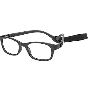 Toddler Flexible Frame Glasses - 1-3 Years Unbreakable Eyeglasses for Kids - Kids Flexible Glasses - Rbg Glasses for Kids Prescription Glasses Flexible - Toddler Eyeglass Frames 44-15-120 Black