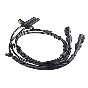 WMPHE Compatible with 1 Pair Front Left & Right ABS Wheel Speed Sensor Ford F150 2005 2006 2007 2008, Lincoln Mark LT 2007 2008, Replace OEM 7L3Z-2C204-A 695-044, Only for RWD Models