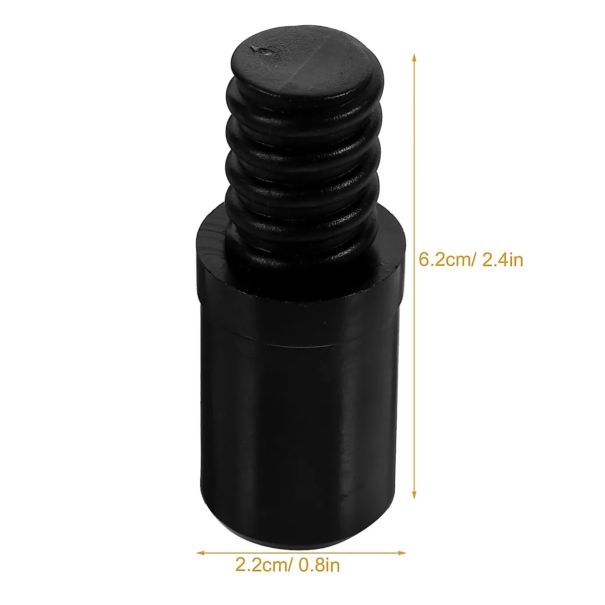 GLEAVI Broom Stick Repair Push Broom Handle Replacement 2pcs Threaded Tips Replacement for Extension Poles Repairing, Push Broom Handle Threaded End Handle Replacement Extension Pole