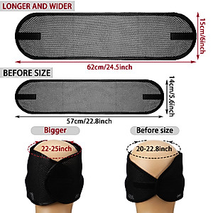 Haysandy Hair Wrap, 4 Pieces Mesh Hair Wrap for Black Women - Face Wash Makeup Hair Accessories Headbands (Black, Blue, 1 Count Pack of 1)