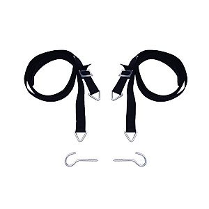 None branded GOSWIFT Kayak Storage Straps, Wall Mount Storage Straps, Canoes Wall Rack Holders, Adjustable Storage Straps Garage Hangers, 100LBS(45KGS) Weight Capacity