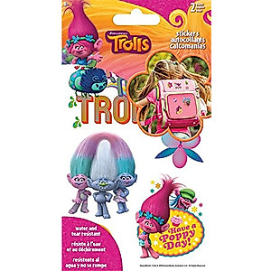 Dreamworks Trolls Lunch Box Bundle ~ Trolls Lunch Bag For Girls | Trolls School Supplies With Trolls Stickers And More! (Trolls Lunch Containers)