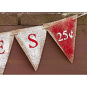 Valentines Day Decor | Valentines 25 cent Kisses Banner | Valentine Decoration