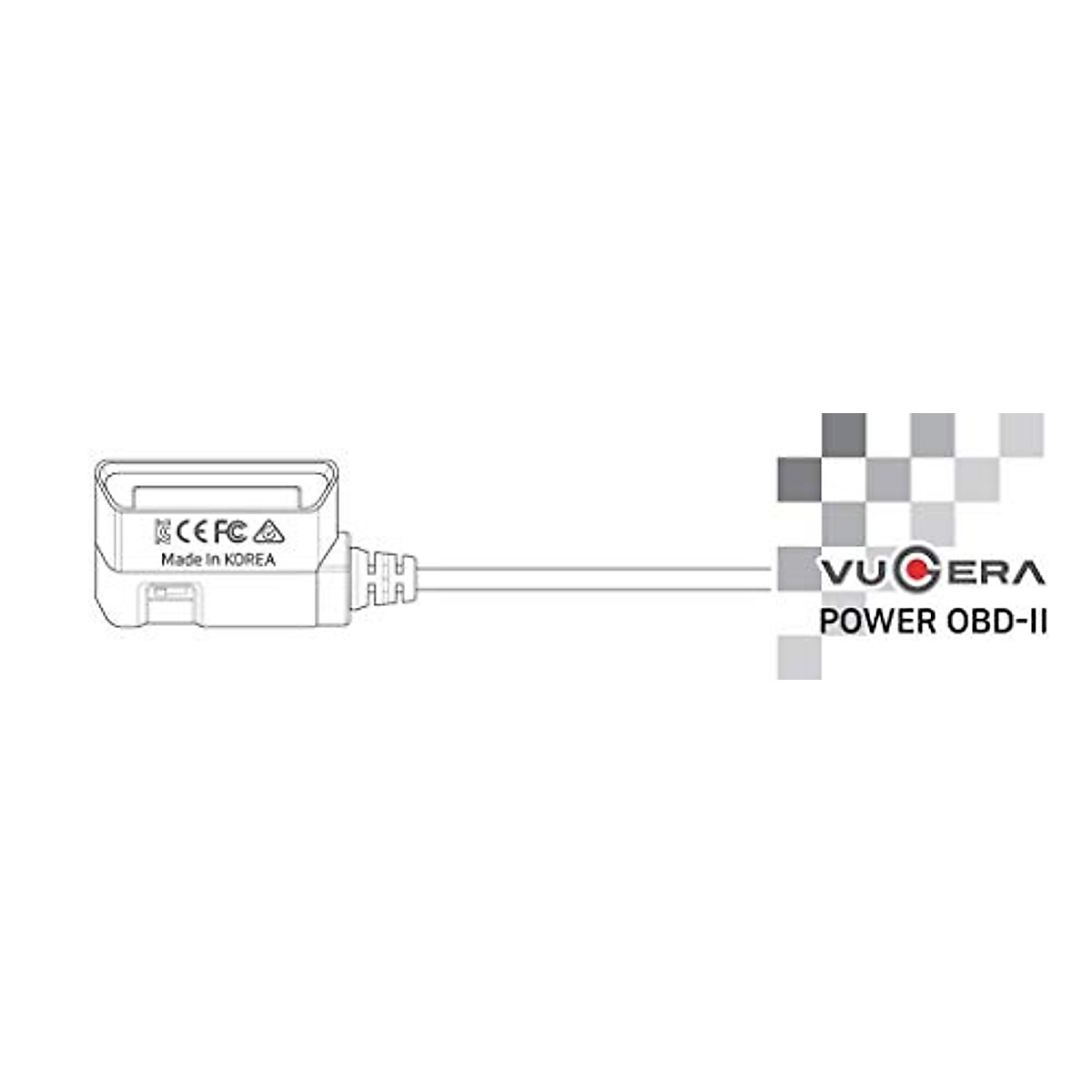 VUGERA Power OBD-II for 903S 900V3 F2K QX8 UX9 DASHCAM VG2003OBDV Blackvue 750X 900X X-Series