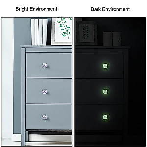 4 Pcs Beautiful Rainbow Peal Shell Crystal Glass Drawer Knob Pull Handle Ergonomic 30mm Fluorescence Furniture Cabinet Handle for Kitchen Dresser Cupboard Wardrob