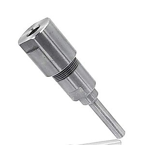 Yakamoz 1/4 Inch Shank Router Collet Extension Milling Cutter Bit Rod Chuck Extender Adapter Extends an Additional 2-1/4" for 1/4" Router Bits Only