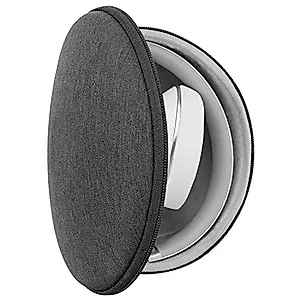 Geekria Shield Headphones Case Compatible with Beats Studio 3 Wireless, Studio 2, Solo Pro Headphones Case, Replacement Hard Shell Travel Carrying Bag with Cable Storage (Dark Grey)
