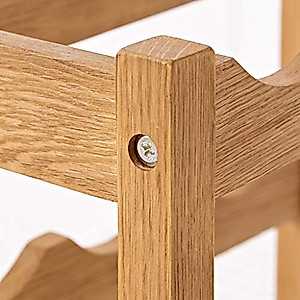 Wine Rack Wine Rack Freestanding Wine Rack Shelf Wine Glass Holder Cup Holder Wine Cooler Plug-in Wine Rack 9 Bottles of Red Wine Can Be Placed