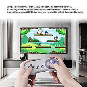 GRABOTE 2 Packs USB Controller For SNES/NES Classic for PC/Windows/iOS/Android