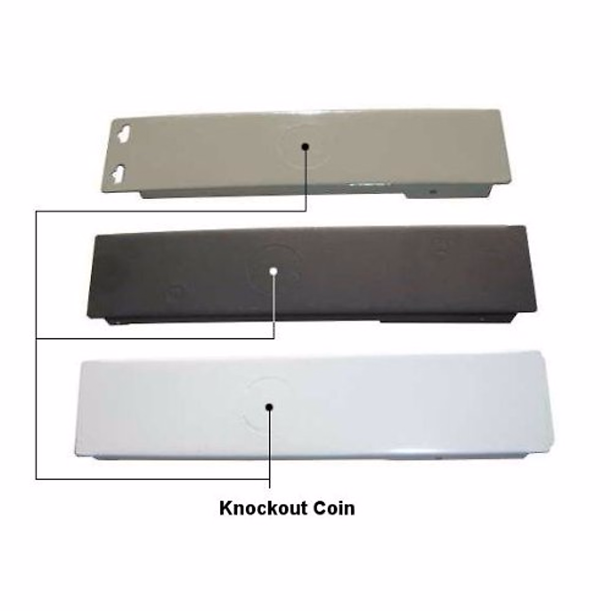 20" Hardwire Power Strip, White, H02006NVW1