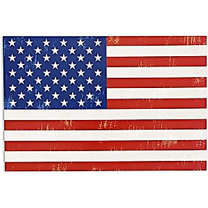 Best Paper Greetings Blank Postcards of American Flag Card (4 x 6 in, 40 Pack)