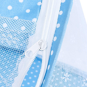 Tefola Baby Mosquito Net,Folding Crib Netting Baby Bedding Portable for Children Summer Supplies