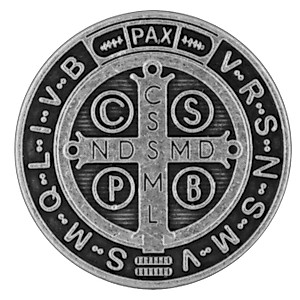 Venerare 1" Saint Benedict Medal (Silver)