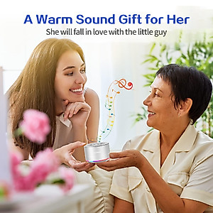 LENRUE Portable Wireless Bluetooth Speaker with Built-in-Mic,Handsfree Call,AUX Line,HD Sound and Bass for iPhone Ipad Android Smartphone and More (Silver)