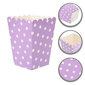 Totority Popcorn Paper Cups - 24pcs Party Popcorn Cups Popcorn Holder Popcorn Containers Collapsible Container Popcorn