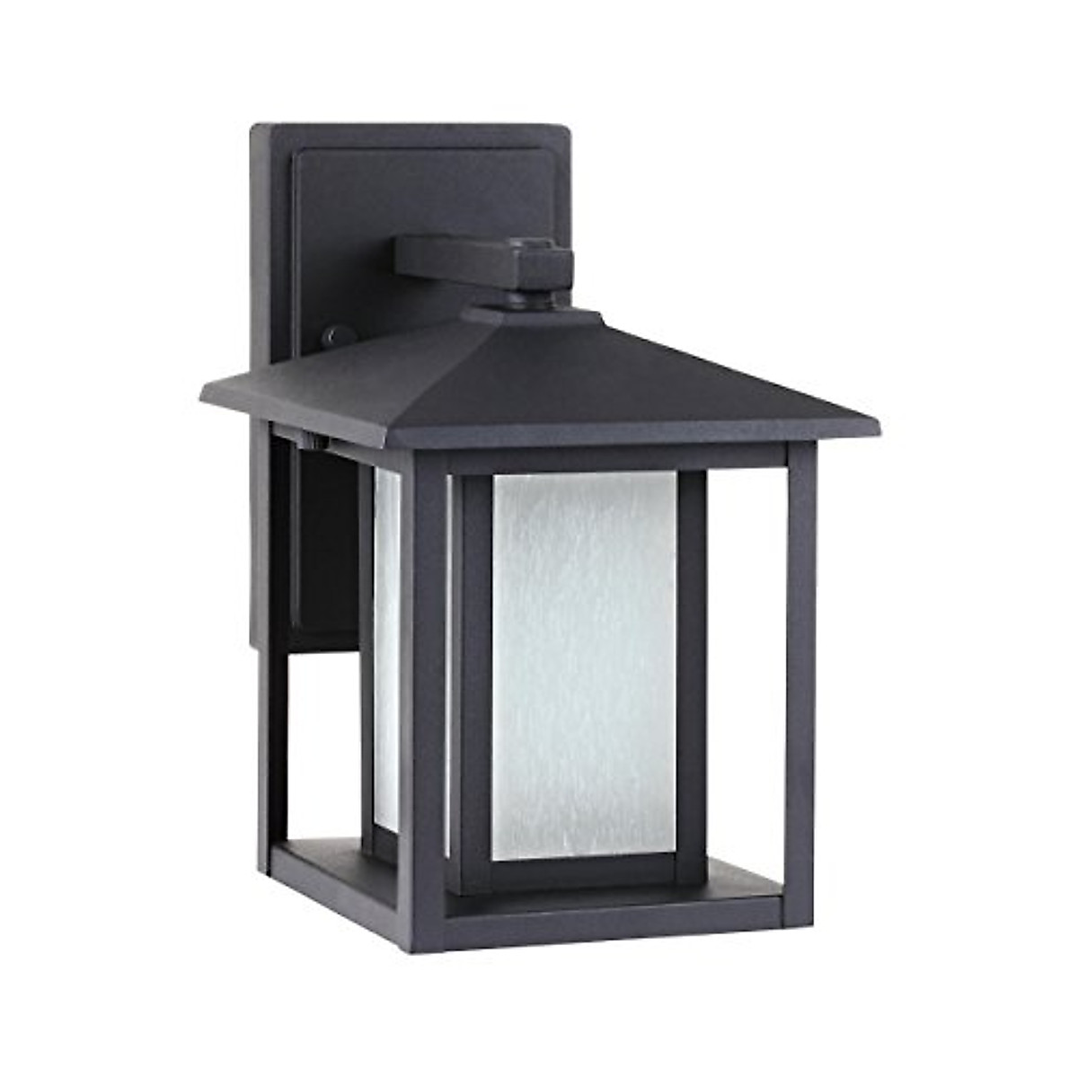 Generation Lighting 89029EN3-12 Hunnington One - Light Outdoor Wall Lantern Outside Fixture, Black