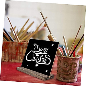 3 Pcs Wedding Signs Mini Chalkboard Mini Wooden Blackboard Table Centerpieces Mini Wooden Chalkboard Small Store Blackboard Small Wood Blackboard Table Blackboard The Sign Bamboo