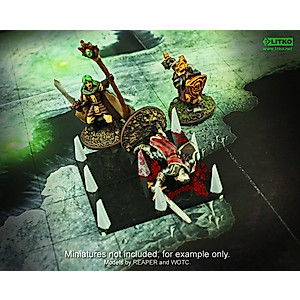 LITKO Fantasy Spiked Pit Trap Marker | Compatible with Dungeons & Dragons | RPG | Pathfinder