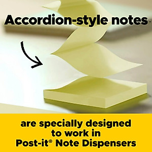 Post-it Super Sticky Pop-up Notes, 3x3 in, 12 Pads, 2x the Sticking Power, Canary Yellow, Recyclable (R330-12SSC)