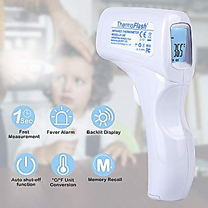 Visiomed - VMLX26E ThermoFlash Non-Contact Infrared Thermometer LX-26E