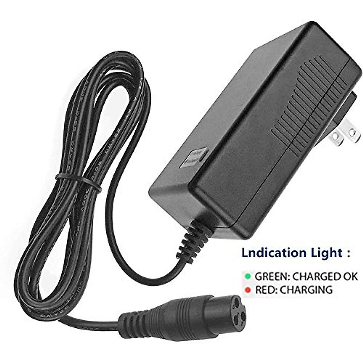 24V 2A Electric Battery Charger for Razor Scooter Charger, Dirt Bike E100 E200 E300 E125 E150 E500 PR200 & mx350 Pocket Pocket Mod,Sports Mod & Dirt Quad Battery Charger