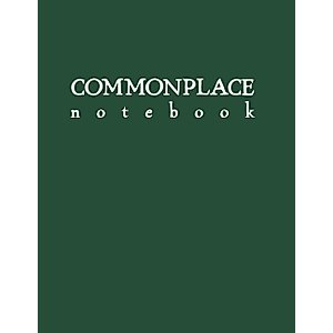 Commonplace Book: Dark Green Softcover Dot Grid Journal for Quotes & Notetaking